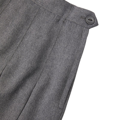Grey Box Pleat Skirt