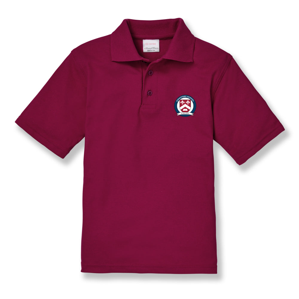 Cardinal Short Sleeve Pique Polo Shirt